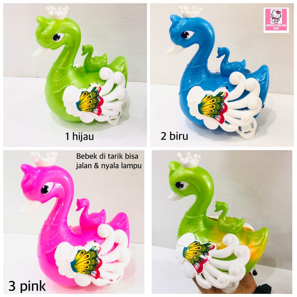 Jual MAINAN ANGSA TARIK BISA JALAN + NYALA LAMPU 14731 NEW | Shopee ...