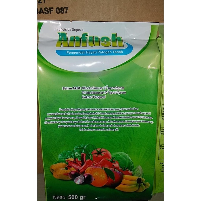 Jual $$] ANFUSH 500gram 500gr FUNGISIDA HAYATI TRICODERMA TRICHODERMA ...