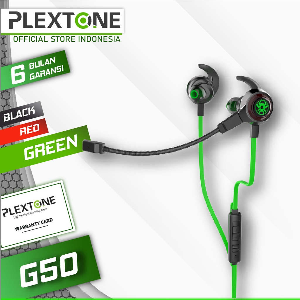 Jual HEADSET GAMING PLEXTONE G50 SURROUND SOUND EARPHONE GAME | Shopee Indonesia
