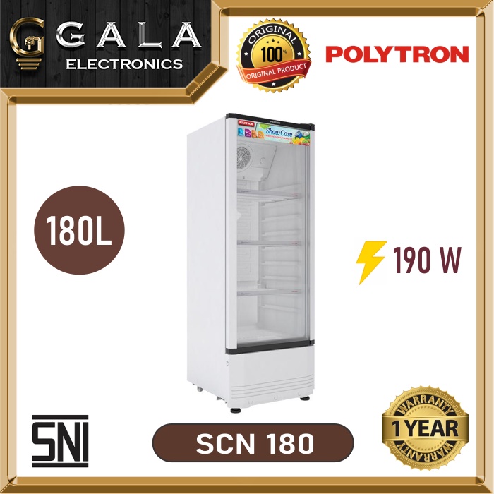 Jual Showcase Polytron SCN 180 / SCN 220 (230 LITER) | Shopee Indonesia