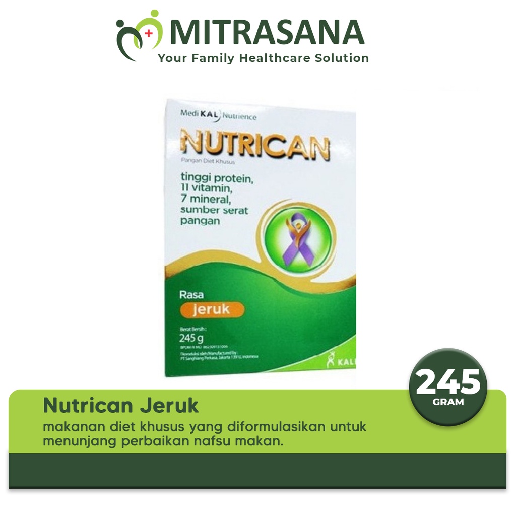Jual Nutrican 245 gram - Susu Nutrisi Tinggi Energi dan Protein ...