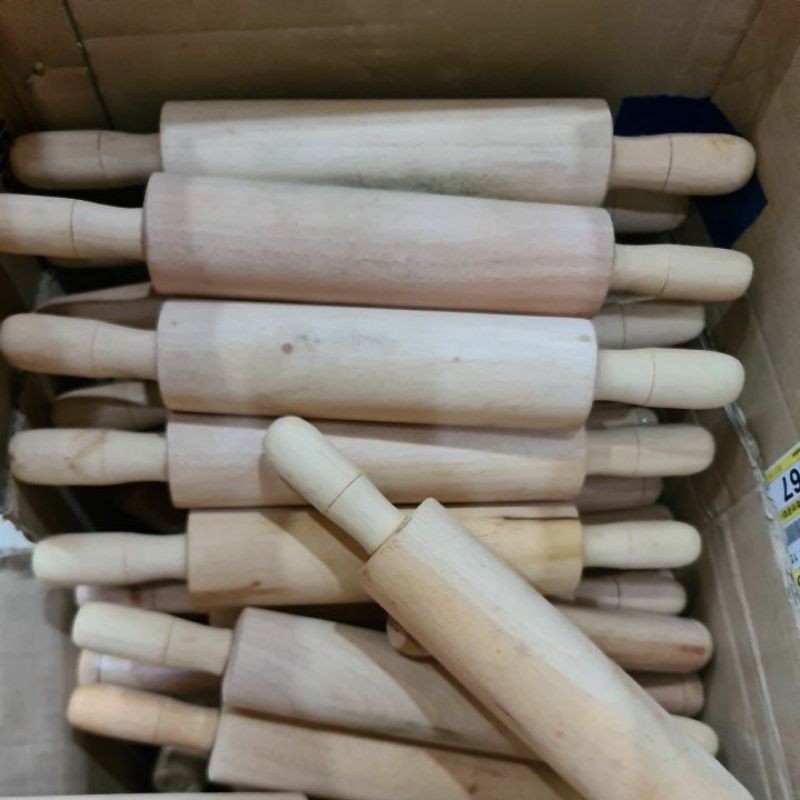 Jual Rolling gagang kayu lokal 30cm GAGANG | Shopee Indonesia