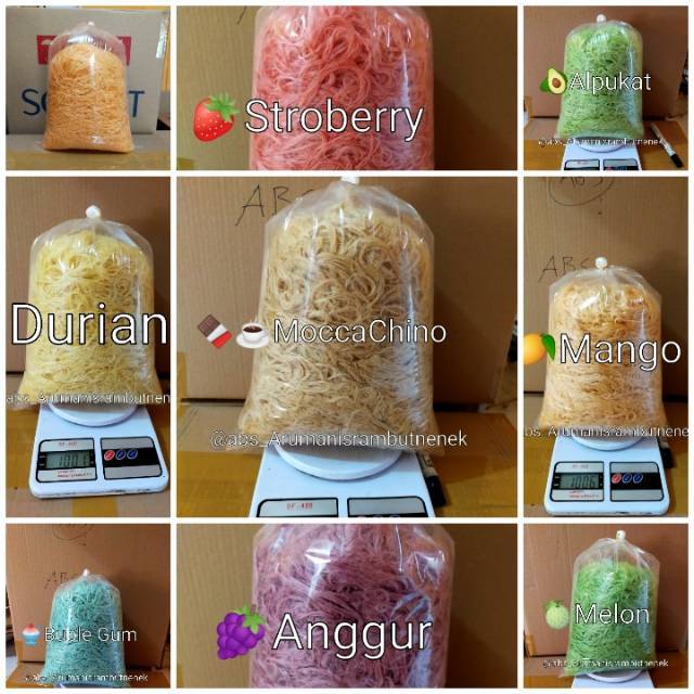 Jual Makanan Ringan atau Snack Arumanis Rambut Nenek Gulali Makanan ...