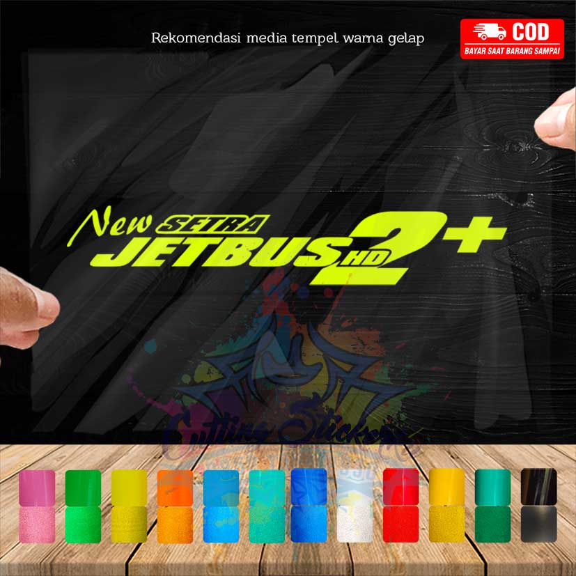 Jual Cutting Stiker Jetbus 2 New Setra Variasi Motor Mobil Sticker ...