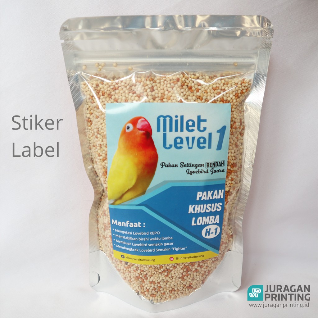 Jual Stiker Label Potong Manual, Stiker Persegi, Stiker label Kemasan ...
