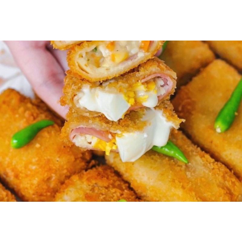Jual Risol FROZEN/Risoles mayonaise/Risol mayo sosis telur | Shopee ...