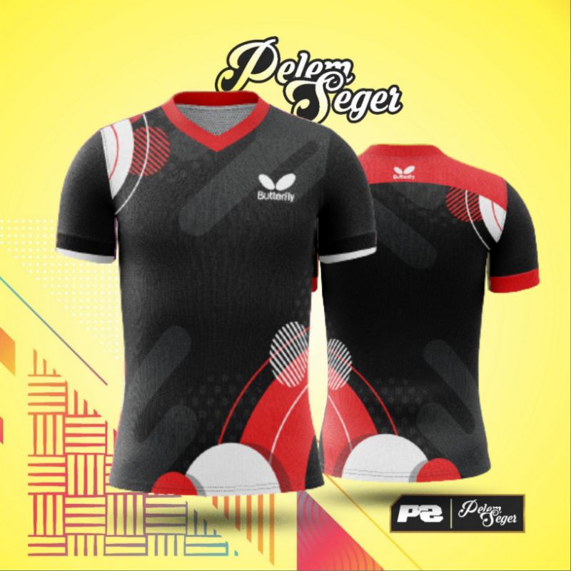 Jual kaos baju pakaian jersey tenis meja ping pong bulutangkis ...