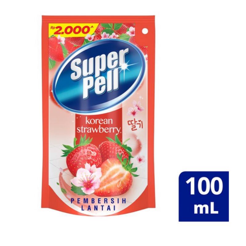 Jual SUPER PELL KOREAN STRAWBERRY 100ML | Shopee Indonesia