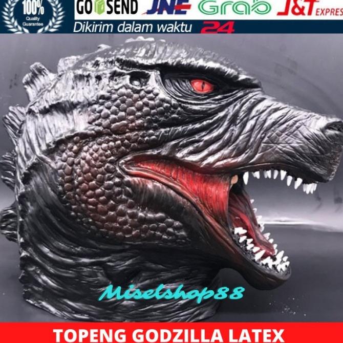 Jual Topeng Godzilla God Zilla Godzila Dinosaurus Dino Latex Halloween ...