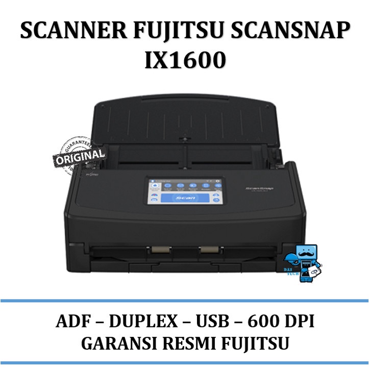 Jual SCANNER FUJITSU SCANSNAP IX1600 - Original Product | Shopee Indonesia