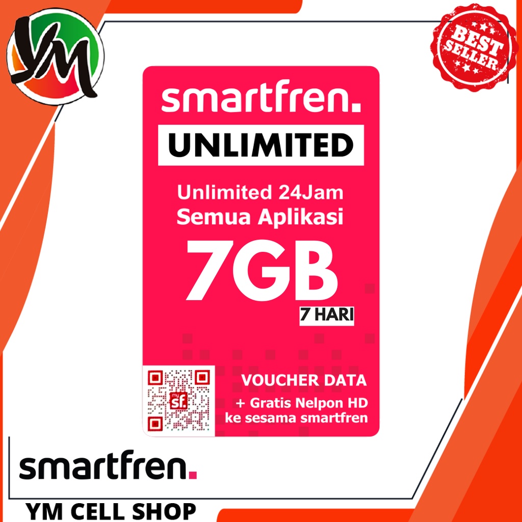 Jual Voucher Kuota Smartfren Unlimited 1GB 7 Hari | Shopee Indonesia