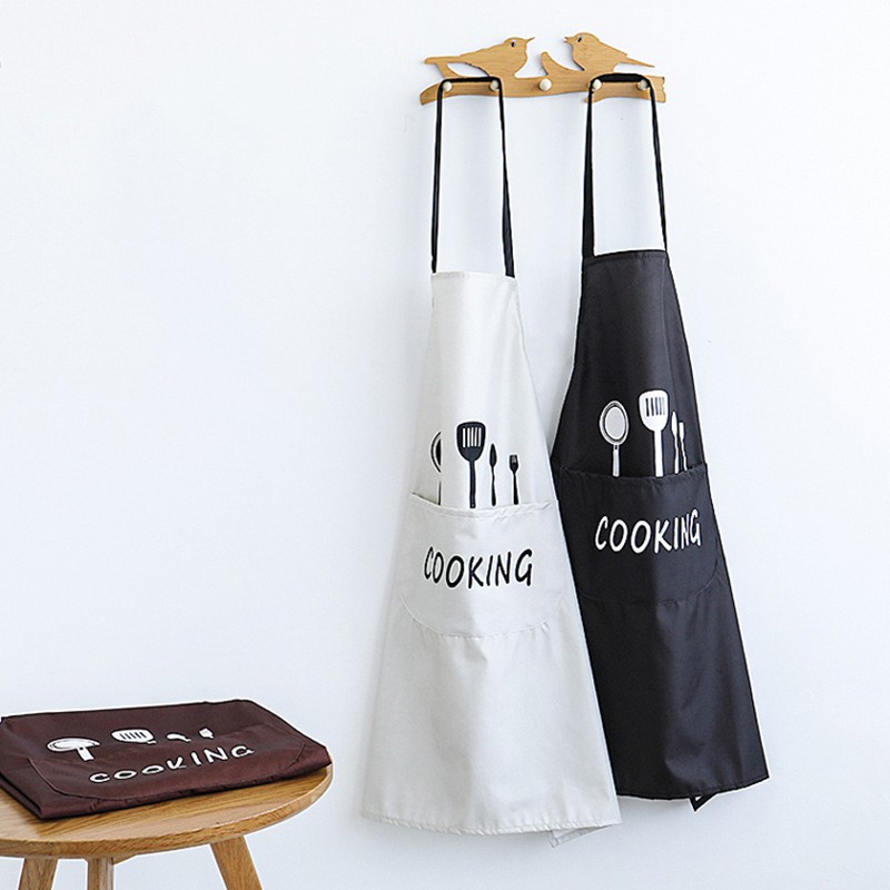 Jual Chef Cooking Apron / Celemek Clemek Masak Seragam Koki Baju Waiter ...