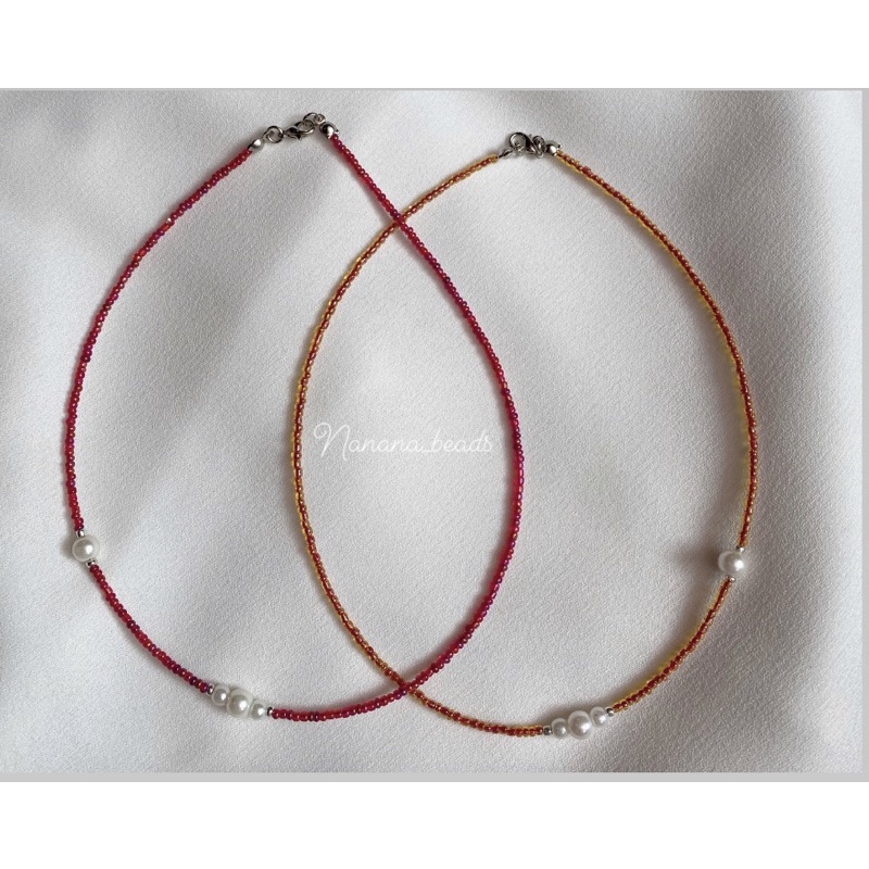 Jual Kalung-Kalung manik mutiara-Kalung manik-Beads Necklace-Beads ...