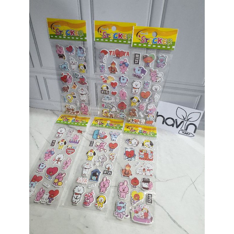 Jual sticker gambar/sticker anak/STICKER BENING TRANSPARANT | Shopee ...