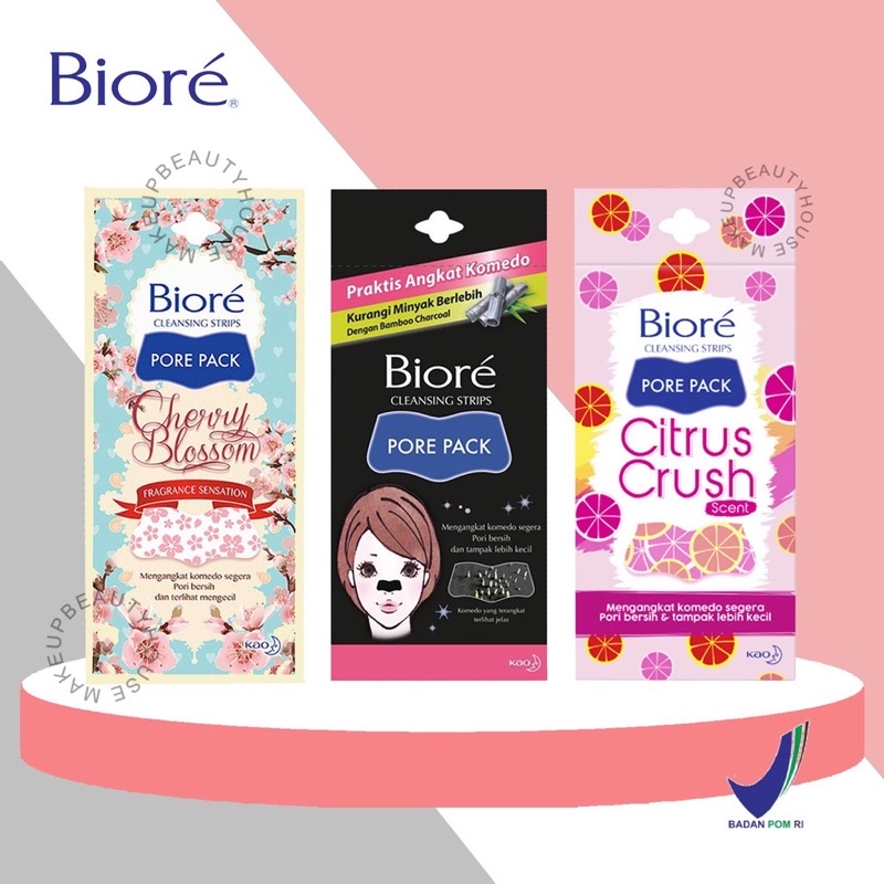 Jual BIORE Cleansing Strip Pore Pack (isi 4 lembar) | Shopee Indonesia