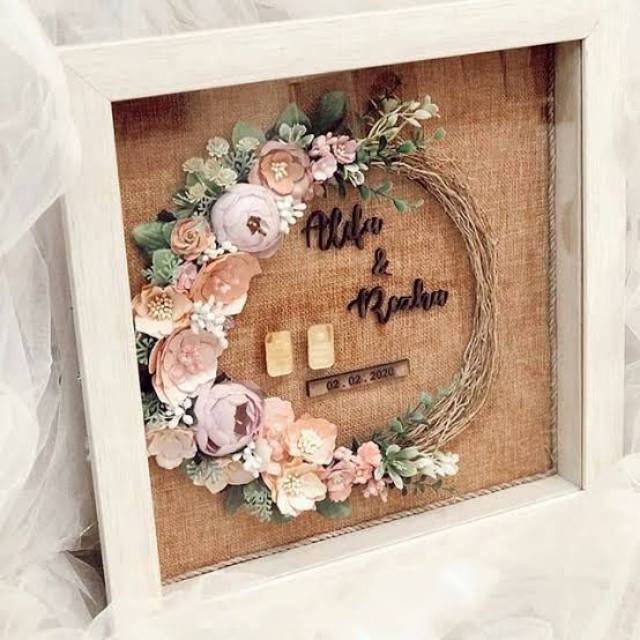 Jual Mahar Rustic Bingkai Akrilik | Shopee Indonesia
