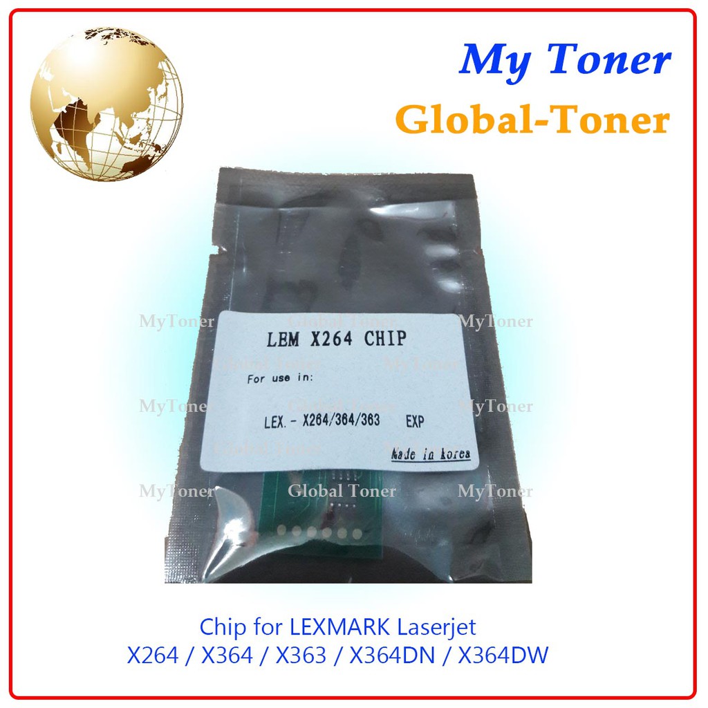 Jual CHIP TONER LEXMARK Printer Laserjet X264 / 364 / 363 / X364DW ...