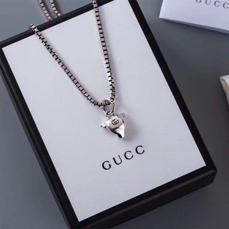 Gucci cow head necklace store