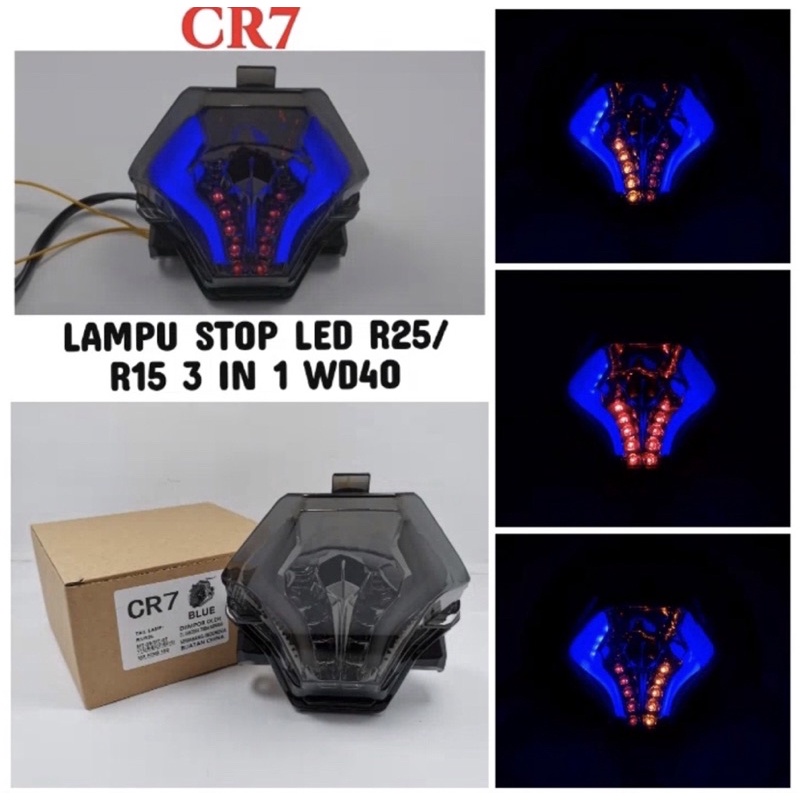 Jual Lampu stoplamp / stop lamp belakang yamaha R15 R25 MXKING 3 in 1 ...