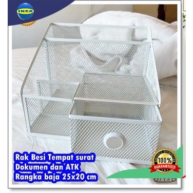 Jual Rak Besi Tempat surat Dokumen dan Tempat ATK, Rangka baja 25x20 cm ...