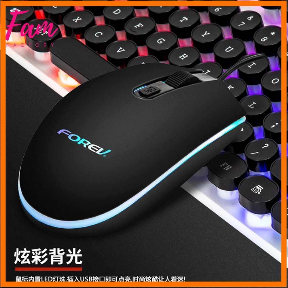 Jual Paket combo Keyboard Gaming LED RGB dan Mouse dilengkapi dengan ...