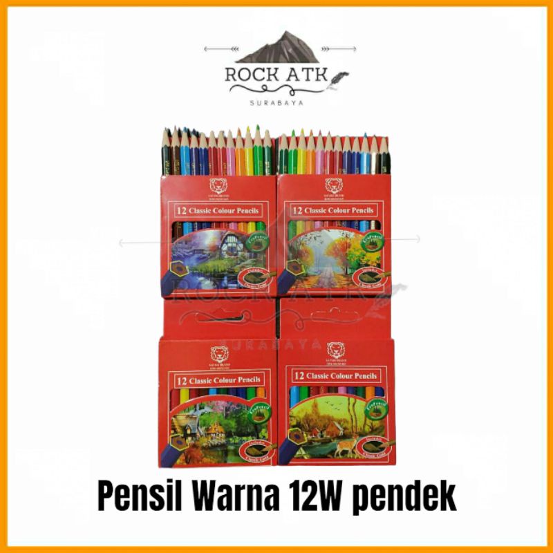 Jual Pensil 12 Warna Pendek Safari - Pencil Colour 12w (1 set) | Shopee ...