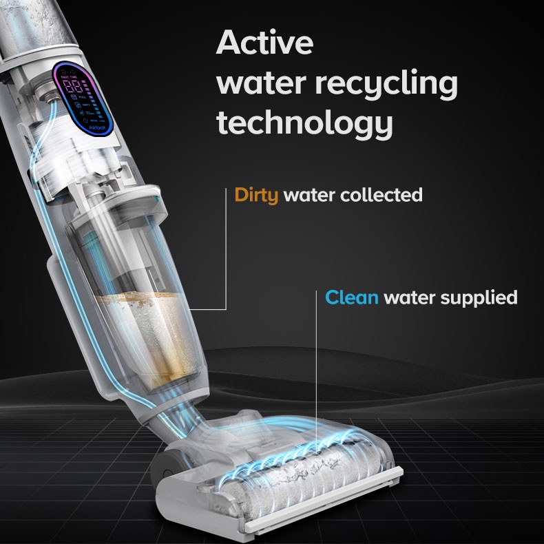 Jual ALAT KEBERSIHAN Airbot iClean Pro Wet Dry Cordless Vacuum Cleaner ...