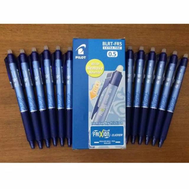 Jual Pulpen Frixion Pilot 0.5 Tinta Biru | Shopee Indonesia