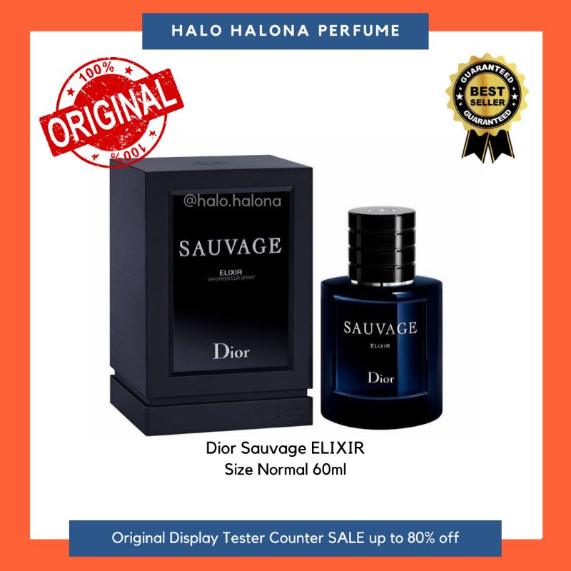 Jual Sauvage Elixir Box Segel Parfum Original Authentic Tester Display ...
