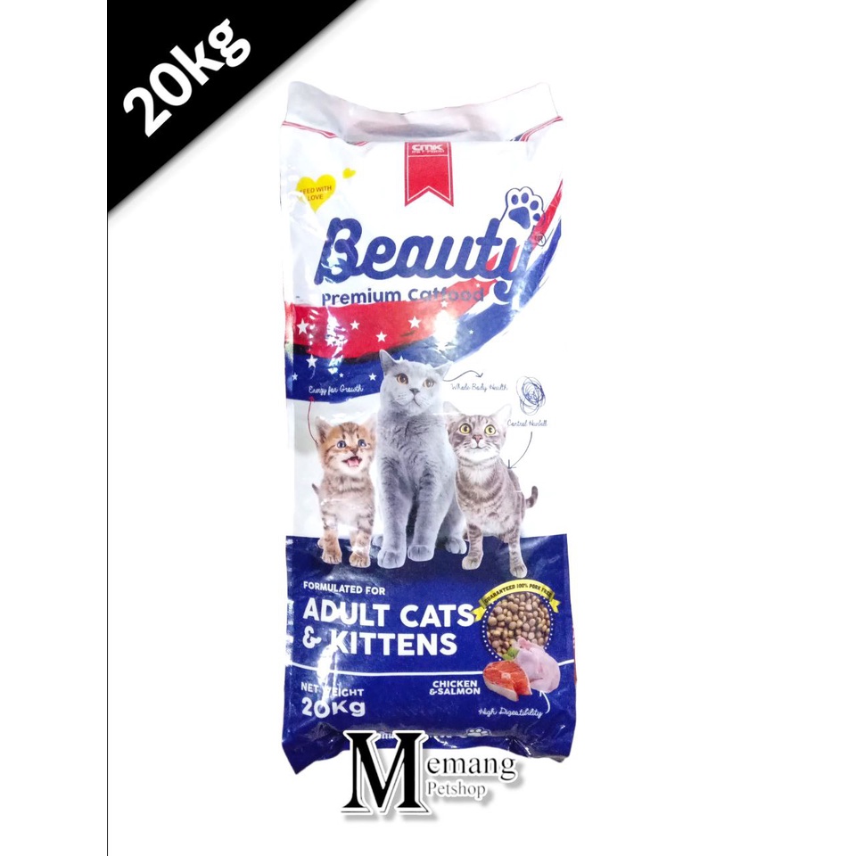 Jual Beauty Cat Adult Kitten 20Kg - Makanan Kucing Freshpack - Cat Food ...