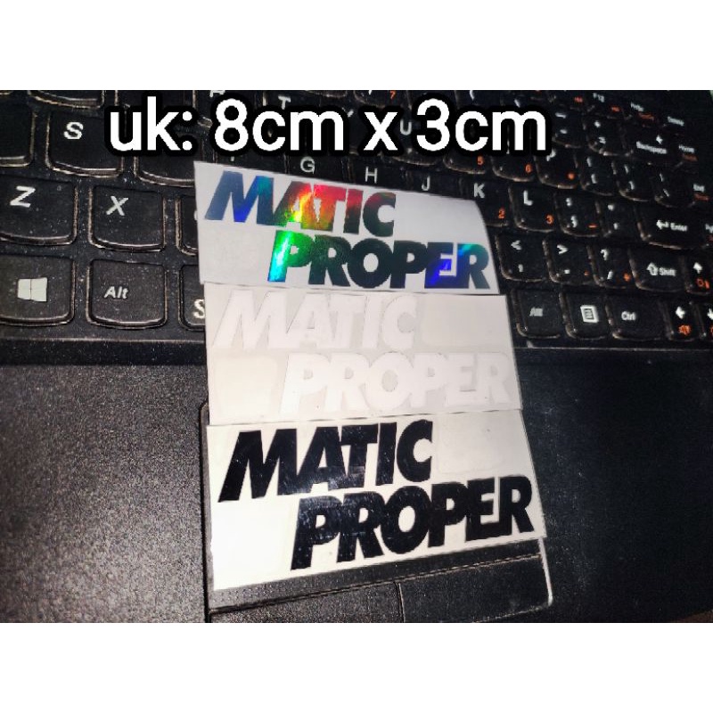 Jual sticker cutting MATIC PROPER | Shopee Indonesia
