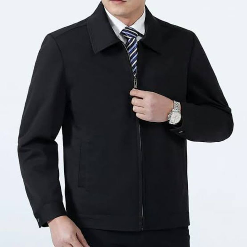 Jual Jaket Formal Pria Premium Jasket Hitam | Shopee Indonesia