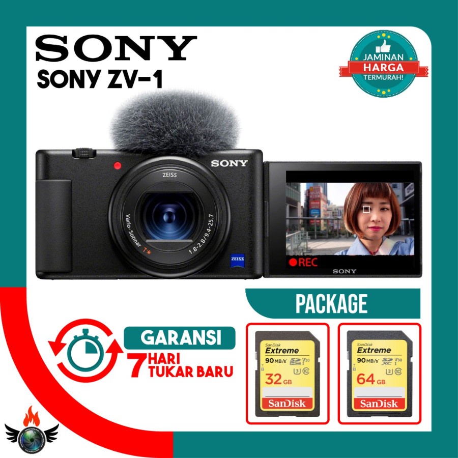 Jual Sony ZV1 / ZV-1 Kamera Vlog Compact Digital Camera | Shopee Indonesia