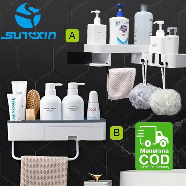 Jual Rak Sabun Shampoo Rak Toilet Kamar Mandi Rak Tempel Dinding Sudut ...