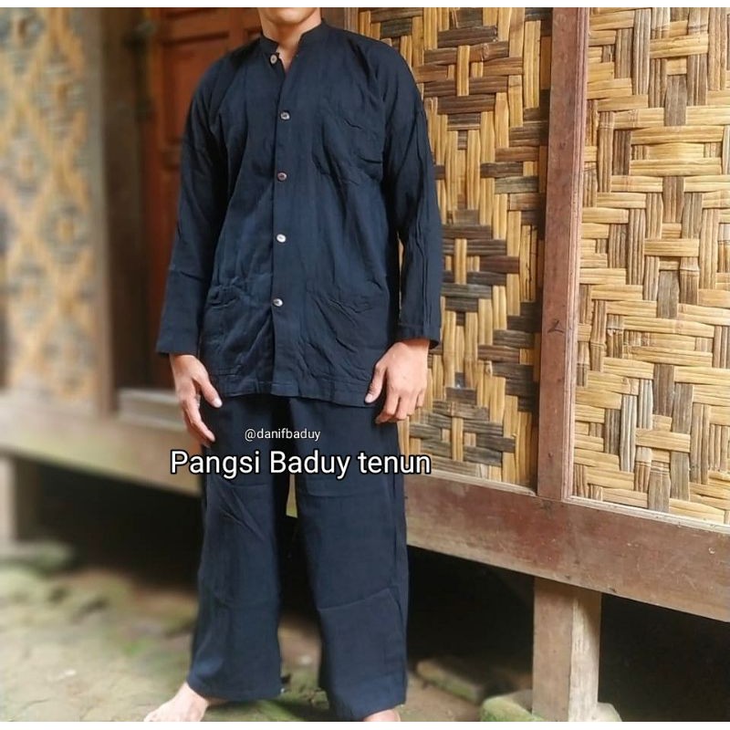 Jual COD Baju tenun baduy baju adat baju koko baju pangsi | Shopee ...