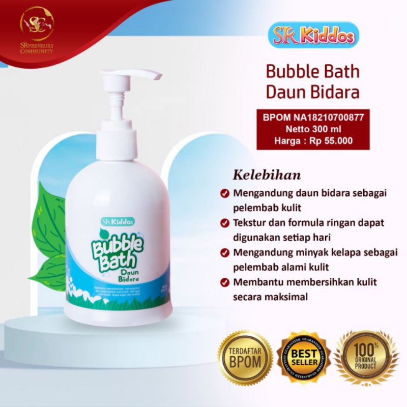 Jual BUBBLE BATH DAUN BIDARA SR12 / SABUN CAIR BAYI DAN ANAK / SABUN ...