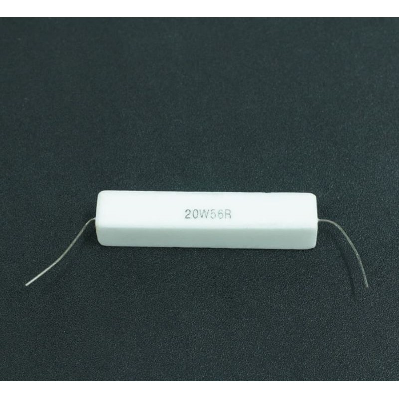 Jual RESISTOR Putih 20W 56R / Kapur / TAIWAN | Shopee Indonesia