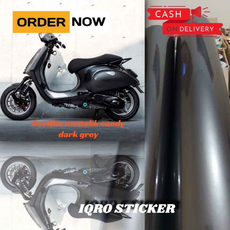 Jual Sticker scotlite dark grey mettalik candy skotlet motor abu candy ...
