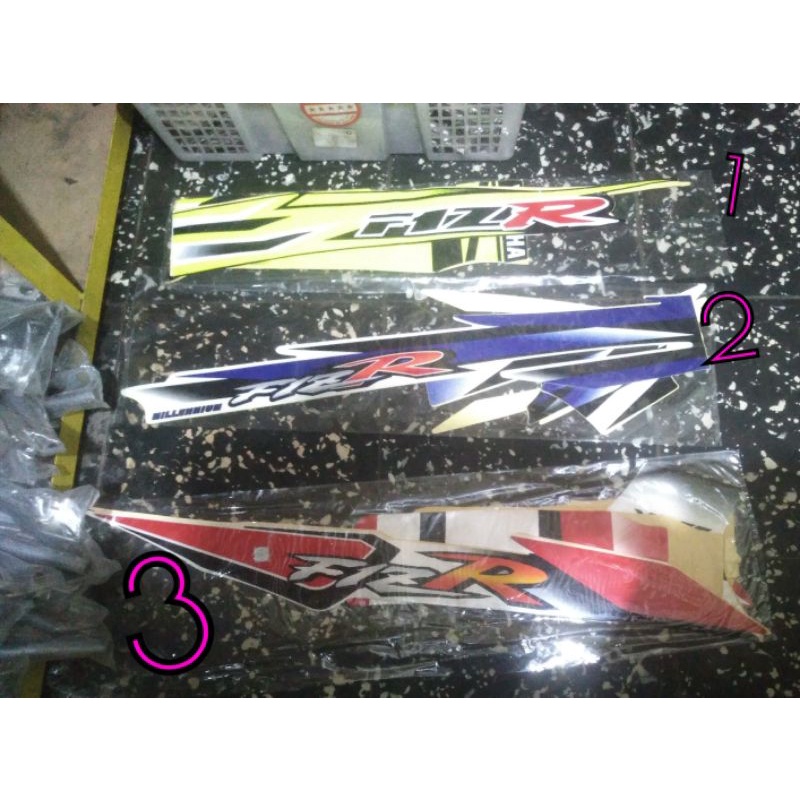 Jual striping stiker yamaha fizr fiz r f1 zr 2001 2002 list full body ...