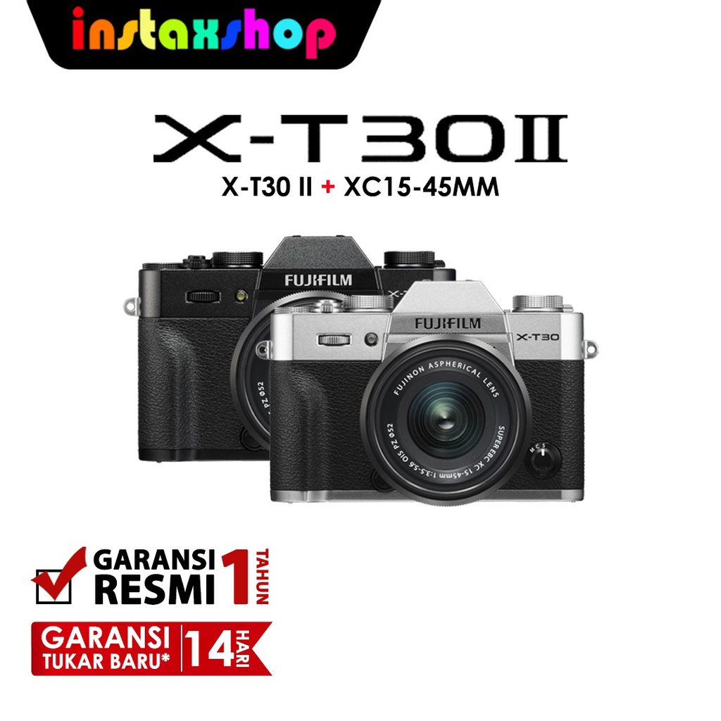 Jual Fujifilm Mirrorless Camera X-T30 II XT30 Mark II Kit XC 15-45mm F3.5-5.6MM Garansi Resmi ...
