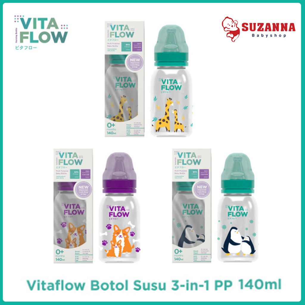 Jual Vitaflow Botol Susu 140ml | Shopee Indonesia