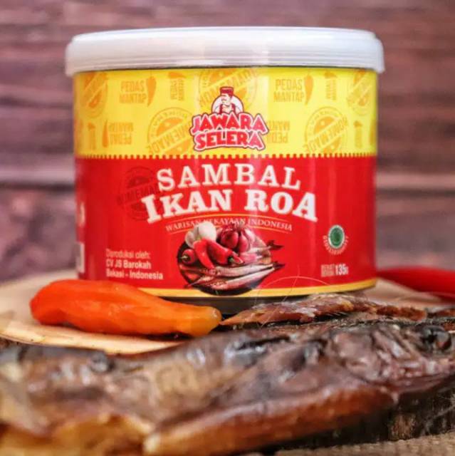 Jual Sambal Roa / Sambel Ikan Roa Jawara Selera 135g / Sambal Ikan Roa ...