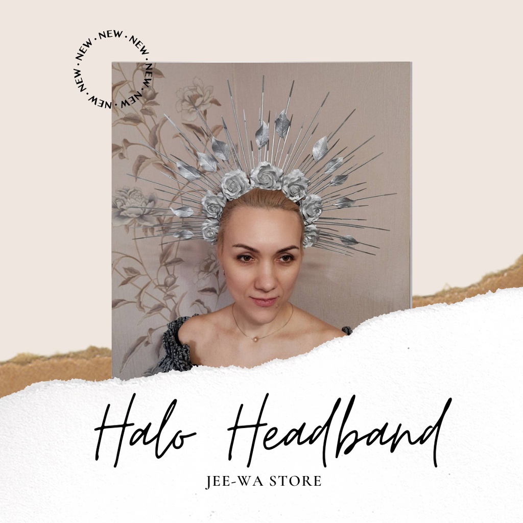 Jual [ JEE - WA ] PART 26 - Bando Halo Angel Malaikat Aesthetics Gold ...