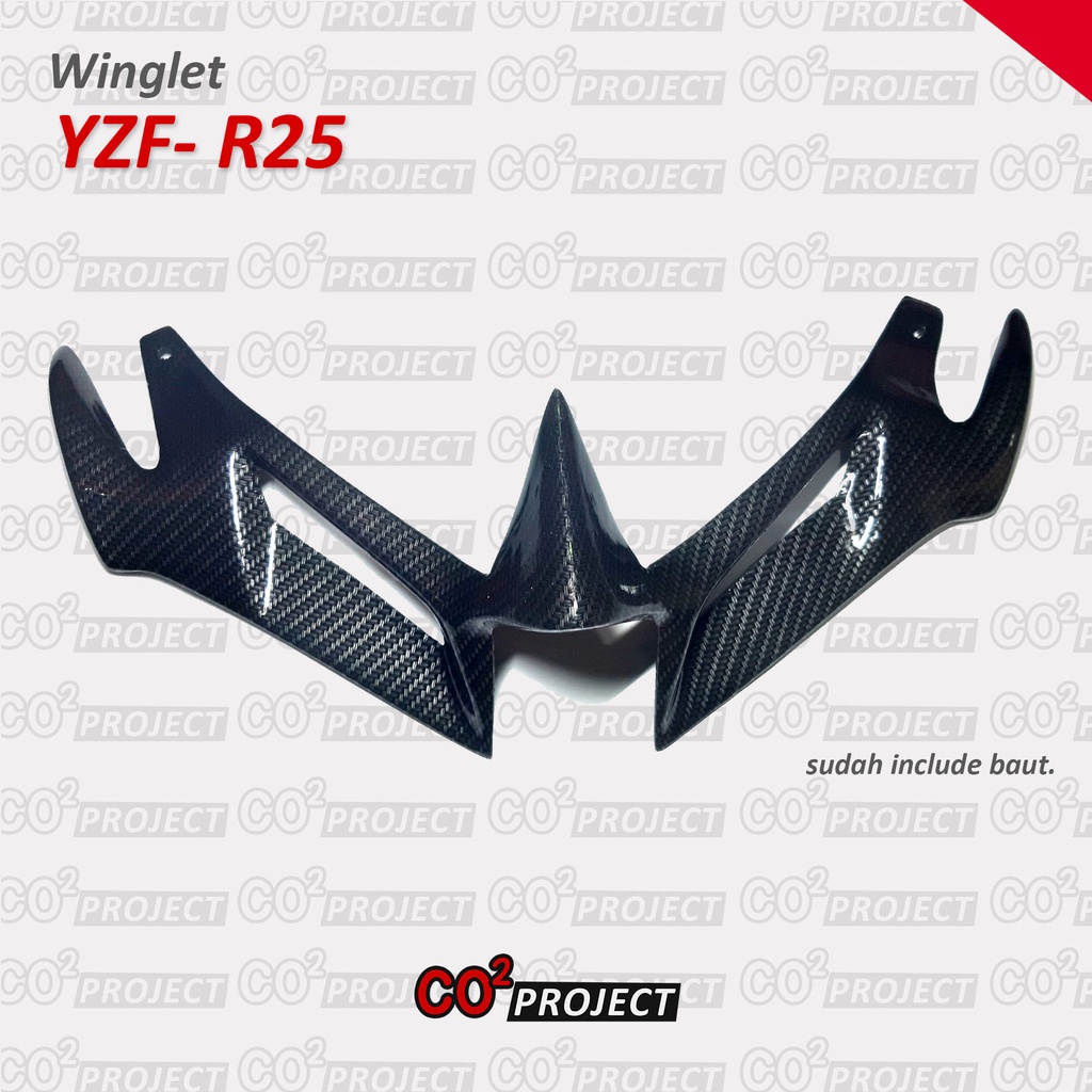 Jual Winglet R25 Old - Winglet R25 - Winglet Yamaha R25 - Winglet R3 ...
