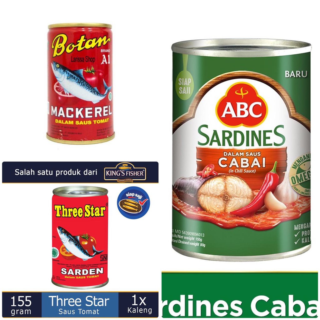 Jual PASAR ONLINE MURAH - SARDEN ABC / SARDEN BOTAN | Shopee Indonesia