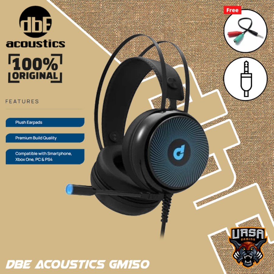 Jual Headset dbE GM150 GM 150 Professional 3.5MM - Gaming - Garansi ...