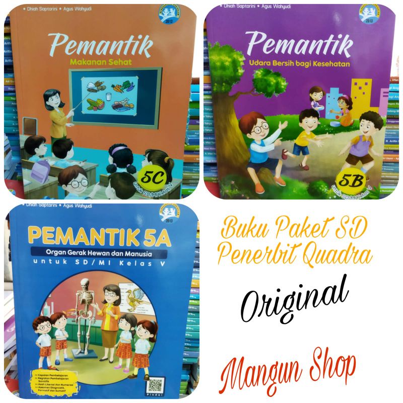 Jual Buku Pemantik Jilid 5A,5B,5C,5D,5E,5F Kelas 5 SD/Mi K13 Quadra ...