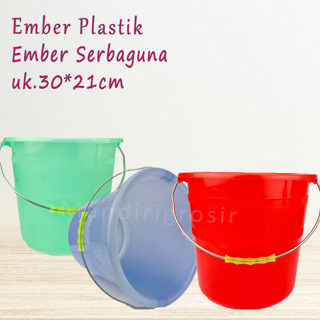 Jual Ember Ovall Pegangan * Ember * Ember Serbaguna * No.33 | Shopee ...