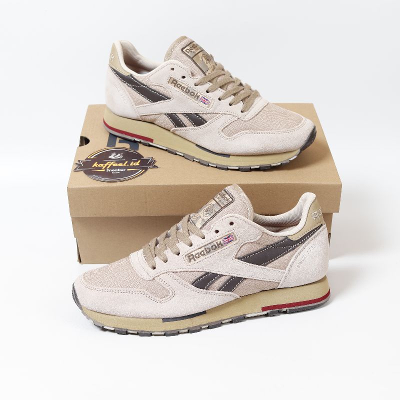 Jual REEBOK CLASSICS LEATHER UTILITY BROWN | Shopee Indonesia