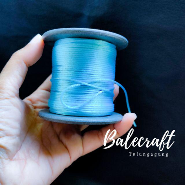 Jual Tali Satin 1 Rol Diameter 1mm Cina Halus Mengkilap Untuk Membuat ...